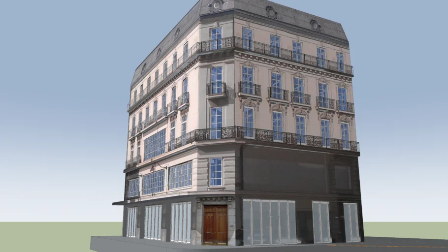 Paris Haussmann Building | 3D Warehouse