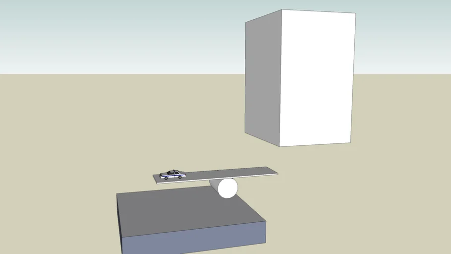 a car flipping in the air using sketchyphisics | 3D Warehouse