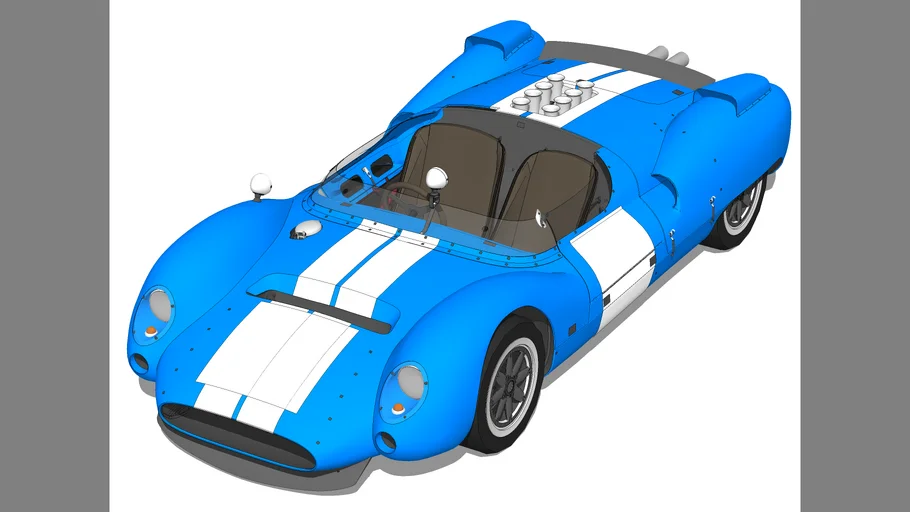 1963 Shelby Cooper Monaco King Cobra | 3D Warehouse