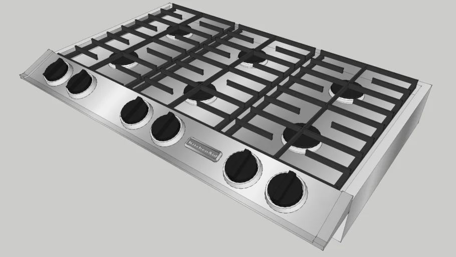 Gas Cooktop | 3D Warehouse