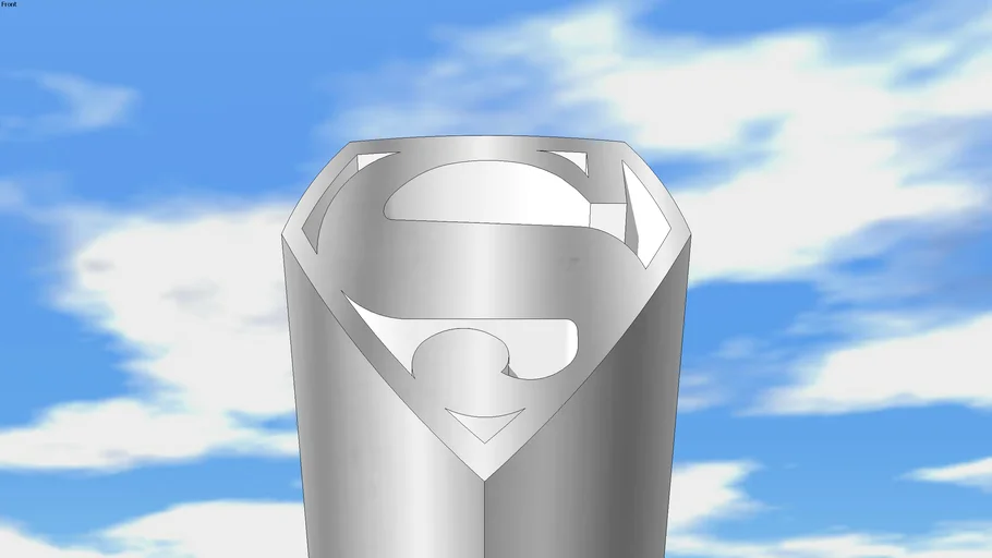 Superman 1978 symbol | 3D Warehouse