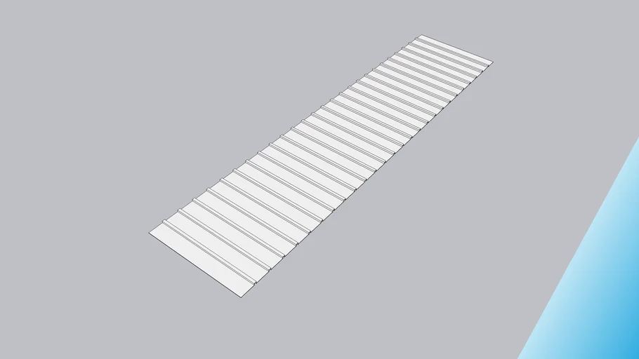 Corrugated roof | 3D Warehouse