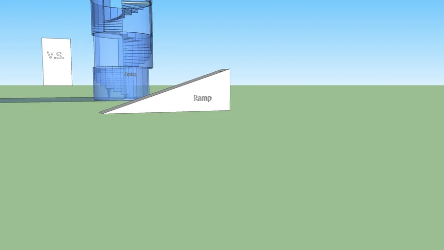 Ramp V.S. Stair | 3D Warehouse