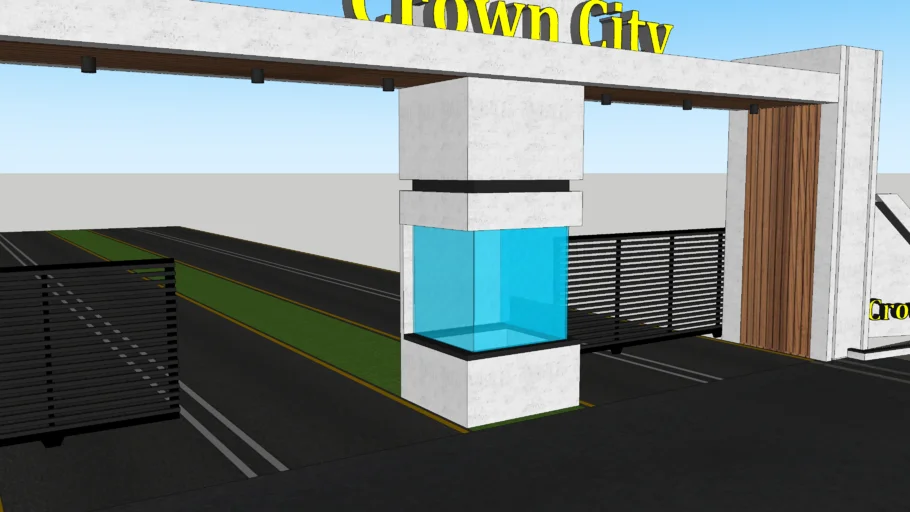 Township Gate Design | 3D Warehouse