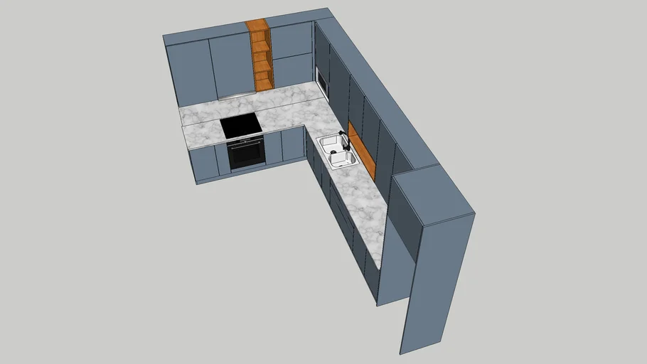 l shaped | 3D Warehouse