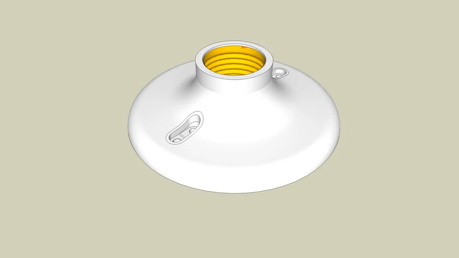 Plastic lampholder | 3D Warehouse