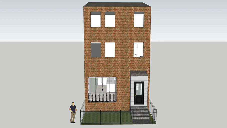 Row House | 3D Warehouse