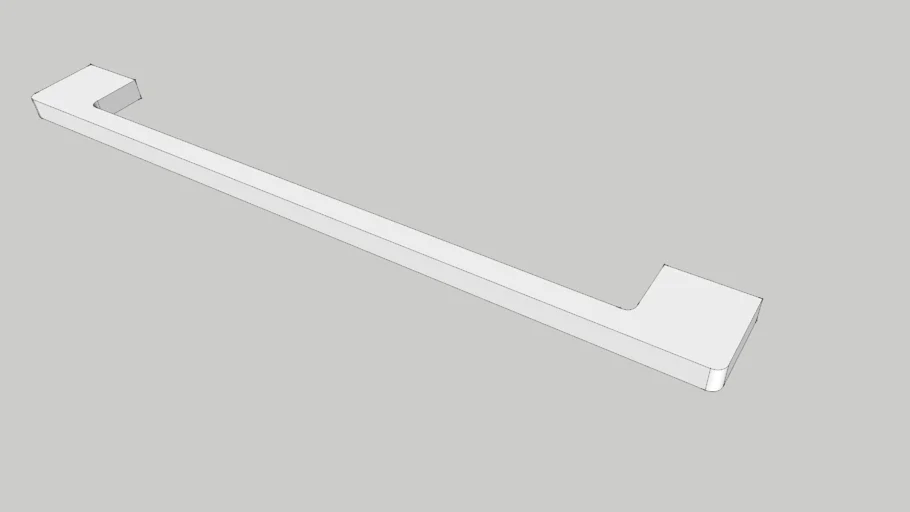 Drawer Handle, Modern, 10 Inch | 3D Warehouse