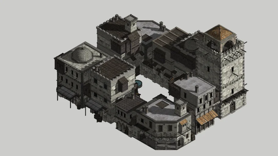 Medieval block 8 | 3D Warehouse