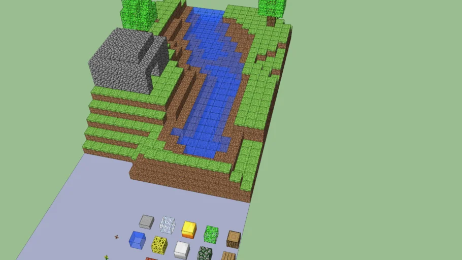 small Minecraft world | 3D Warehouse