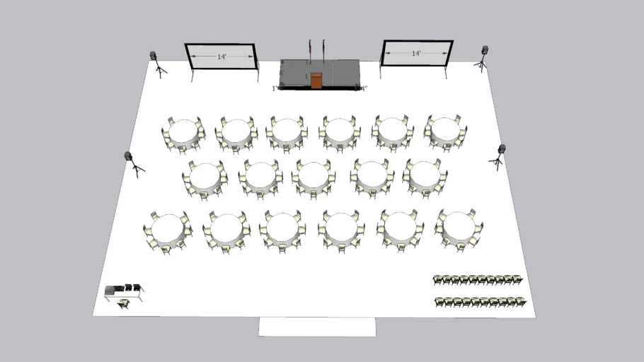 The Ritz-Carlton - SALON I - dinner meeting, 120 crescent, dual screen ...