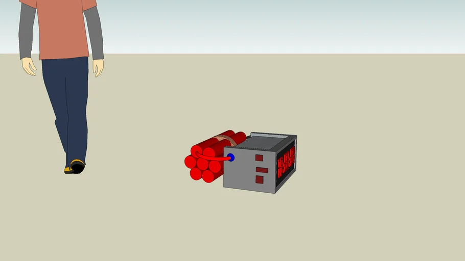 timed TNT bomb | 3D Warehouse