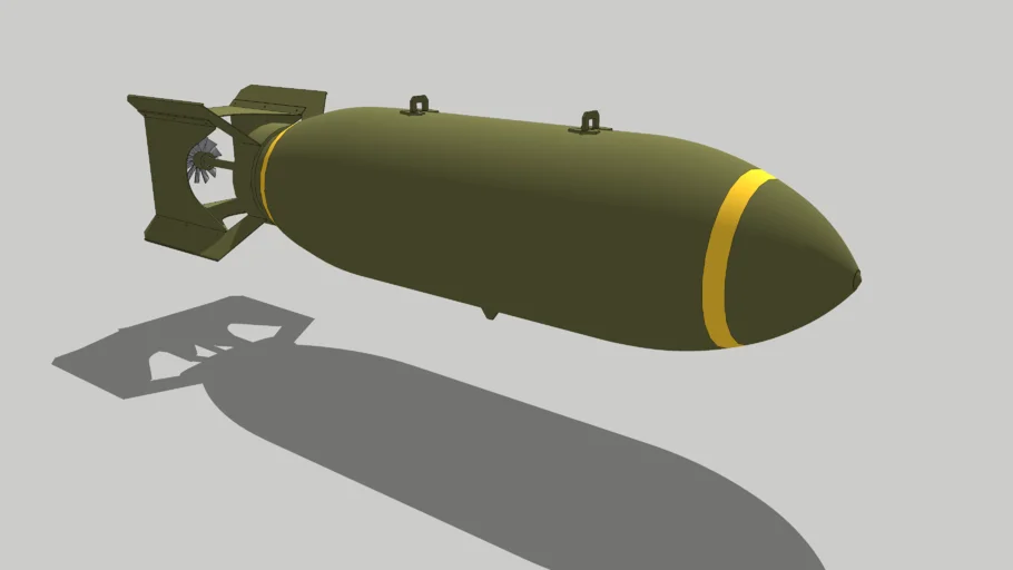 M59 - American WW2 bomb (1000lbs.) | 3D Warehouse