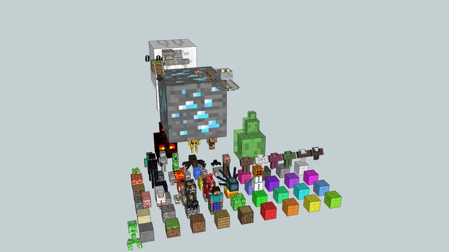 minecraft combanation thing | 3D Warehouse