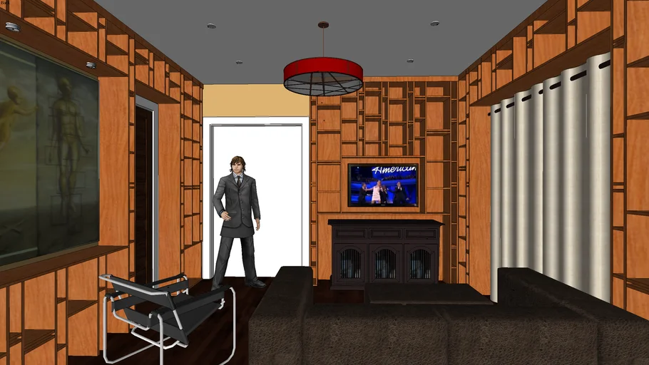 Modern Library | 3D Warehouse