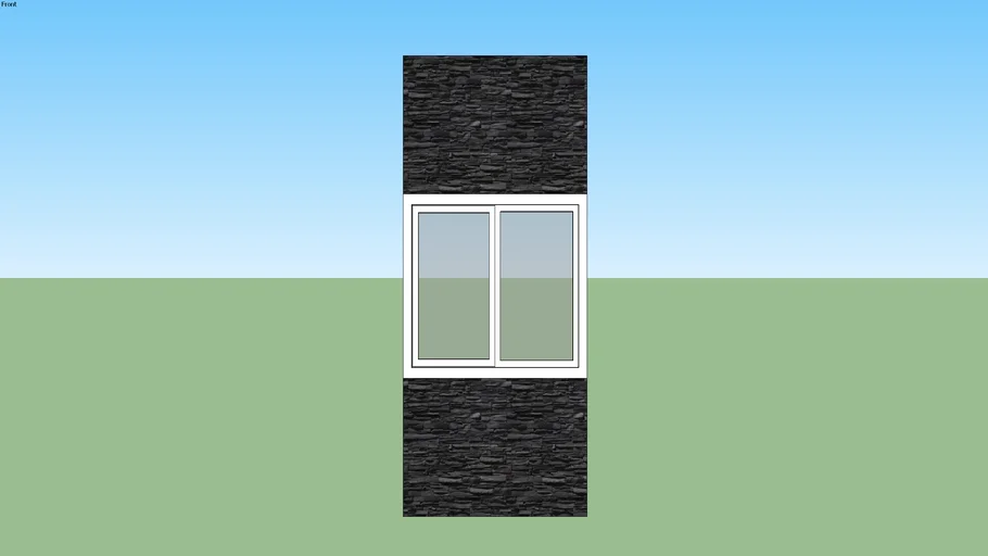 window with cladding | 3D Warehouse