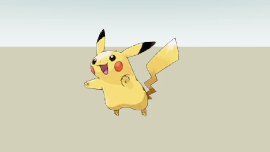 2d Pikachu | 3D Warehouse