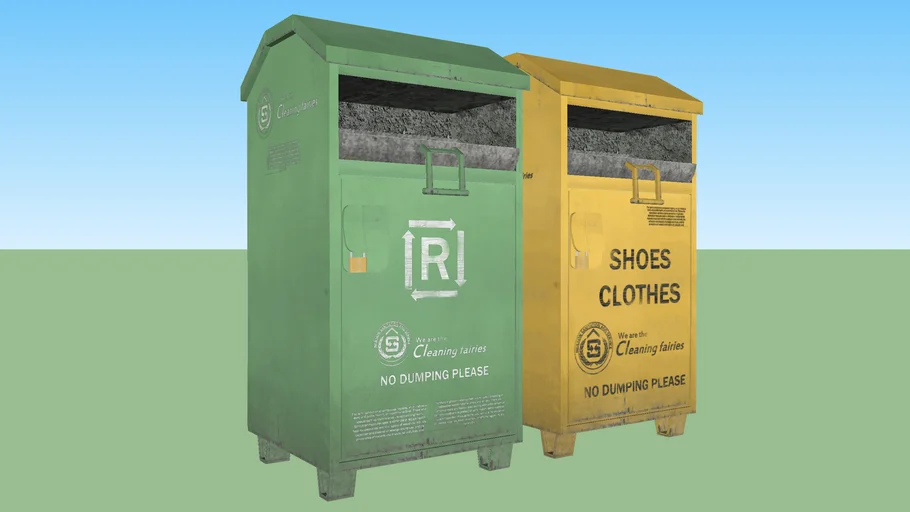 Collection bins | 3D Warehouse