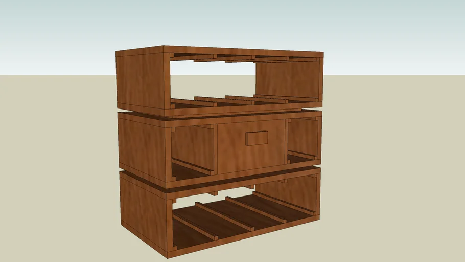 Wine Rack | 3D Warehouse