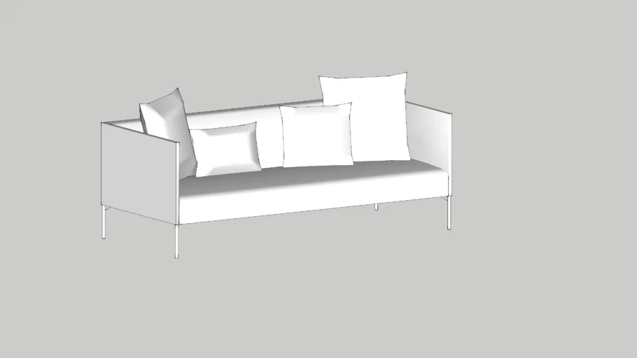Talk lounge with cushions | 3D Warehouse