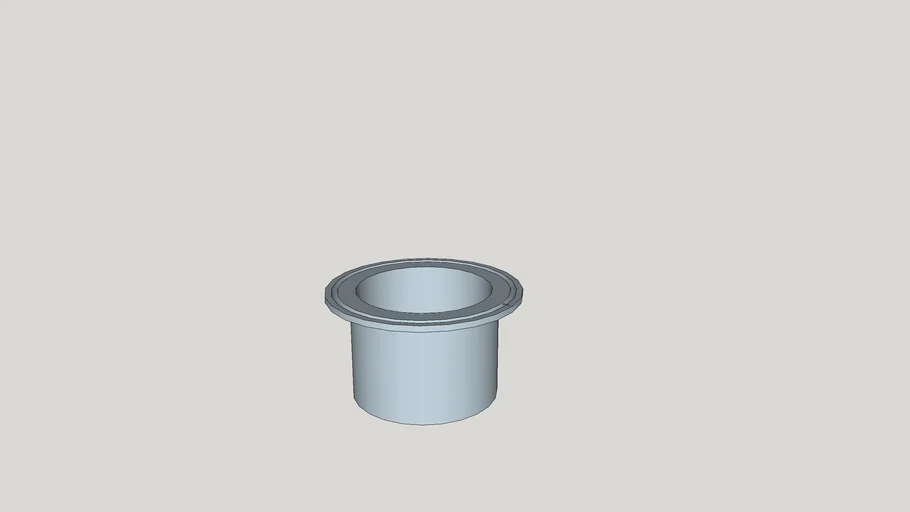 1.5' Tri-Calmp Long Ferrule | 3D Warehouse