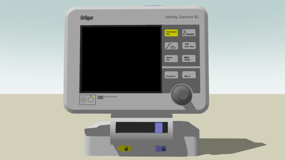 Dräger Infinity Gamma XL Patient Monitor with Infinity Docking Station ...
