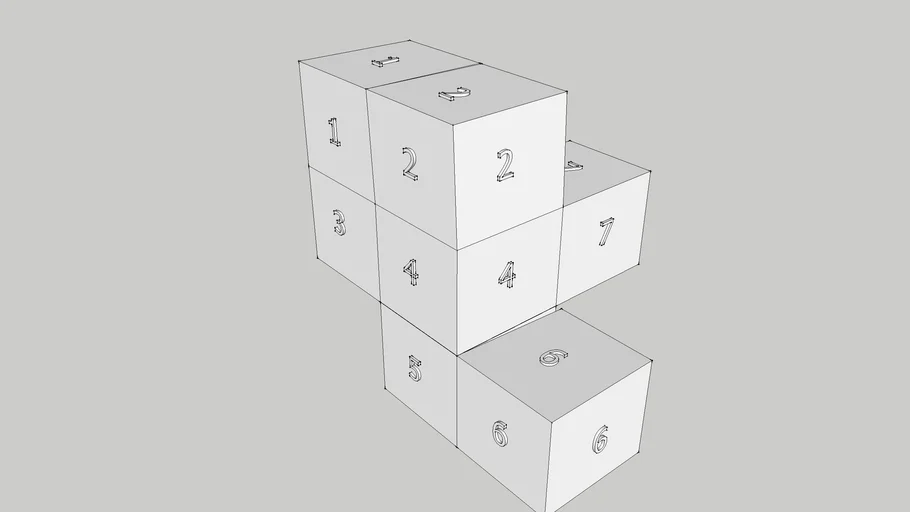 7 cube model | 3D Warehouse