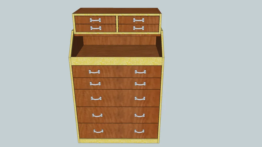 Slant Front Tool Chest | 3D Warehouse