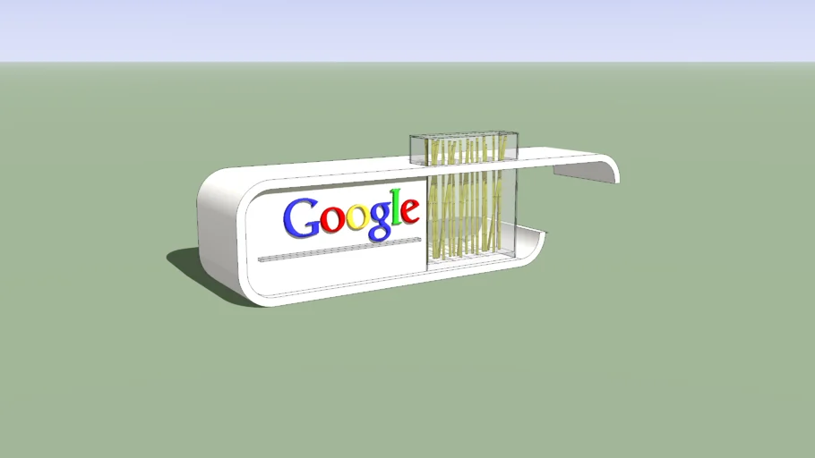 Google - Reception Counter | 3D Warehouse