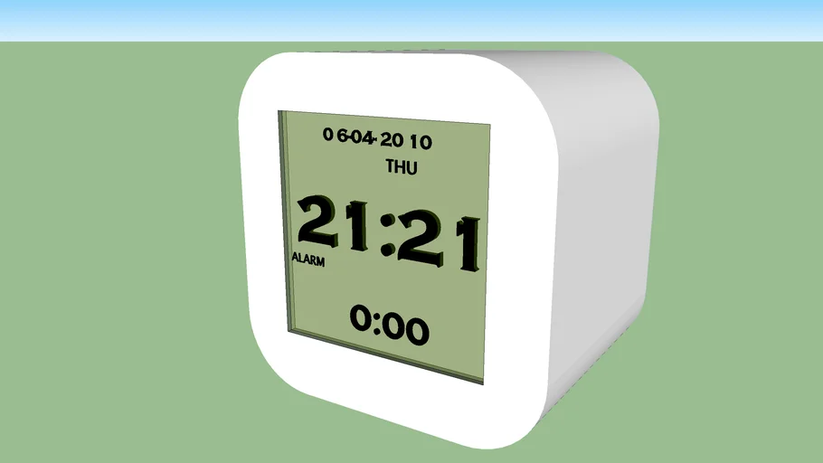 Digital Clock | 3D Warehouse