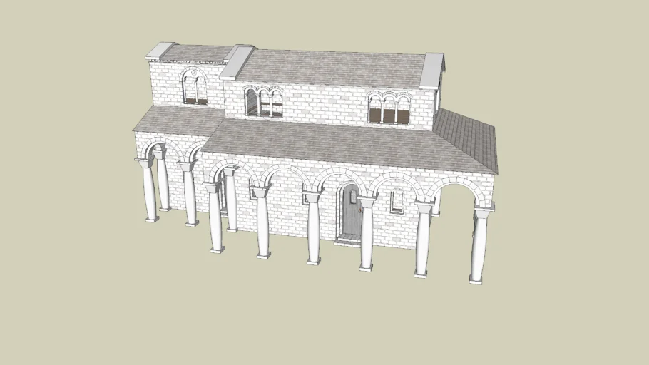 gondorian house on the courtyard of minas tirith | 3D Warehouse