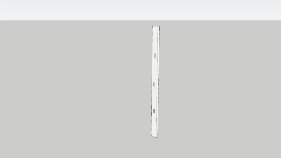 Steel Stud 600S200-33 with holes 24 inch OC | 3D Warehouse