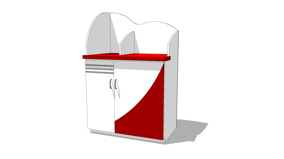 Googie Condiment Counter/Trash Wrap (Condensed) | 3D Warehouse
