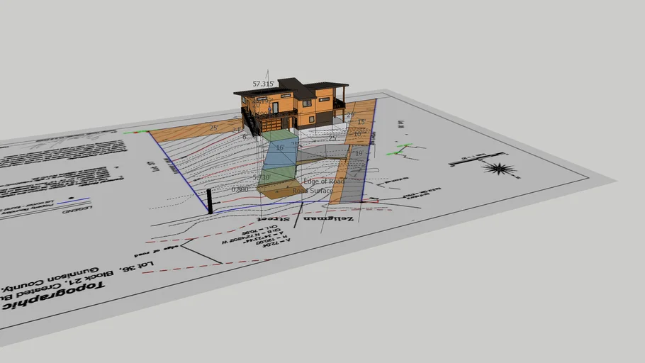 ROUGH Site Plan - 252 Zeligman | 3D Warehouse