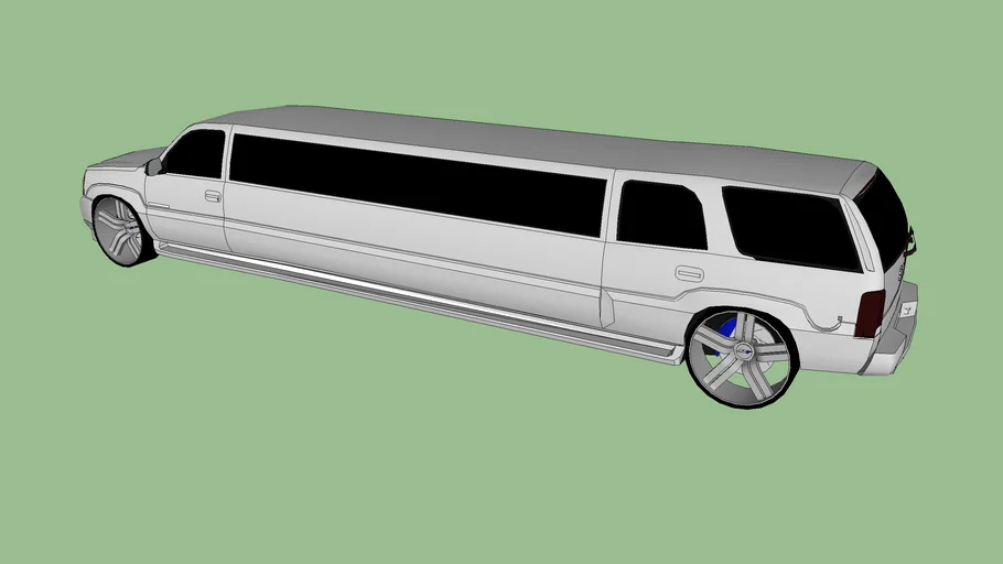 Modified Cadillac Escalade Limo | 3D Warehouse