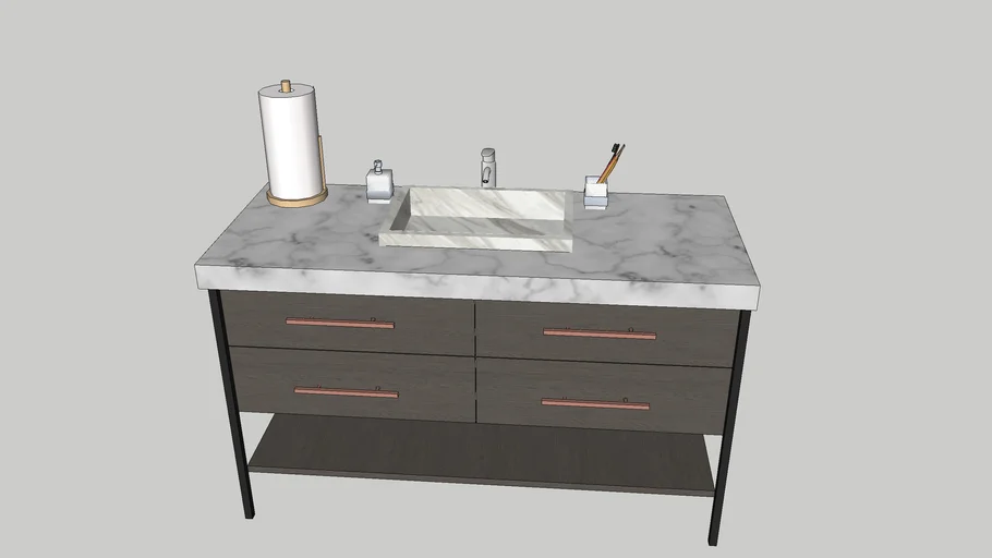 Bathroom Counter | 3D Warehouse