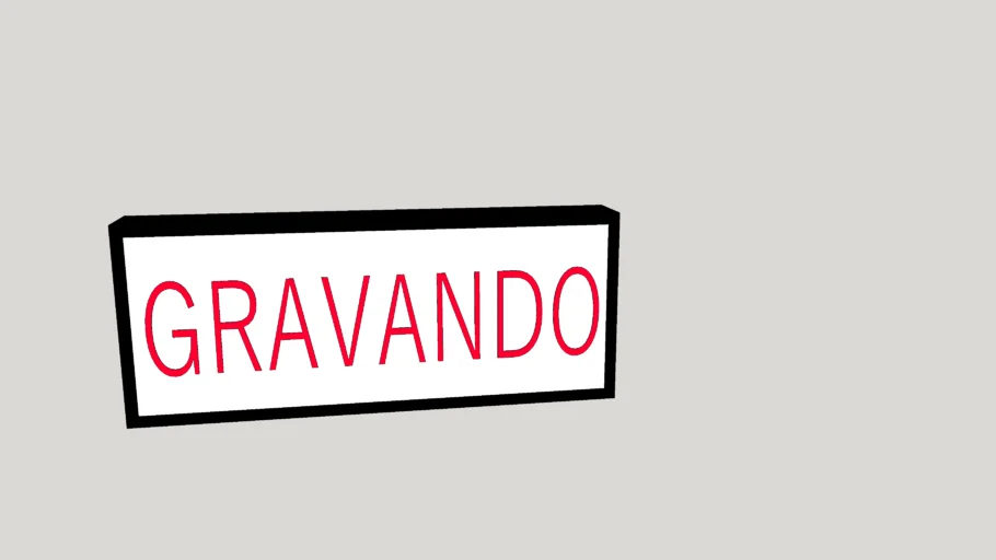 PLACA GRAVANDO | 3D Warehouse
