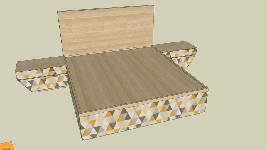 WOODEN COT | 3D Warehouse