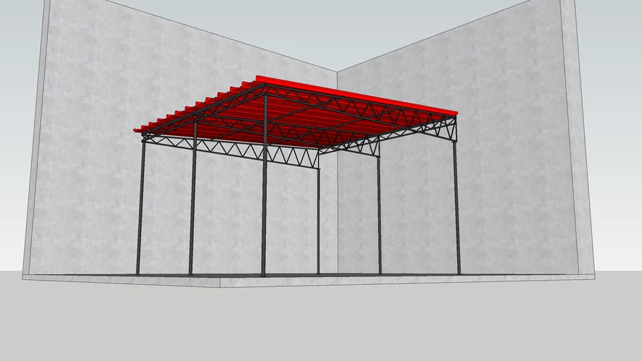 Estructura de Techo | 3D Warehouse