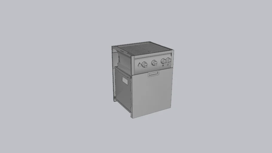 Crown Verity - Modular Grill - IGM24LP-LT-GO | 3D Warehouse