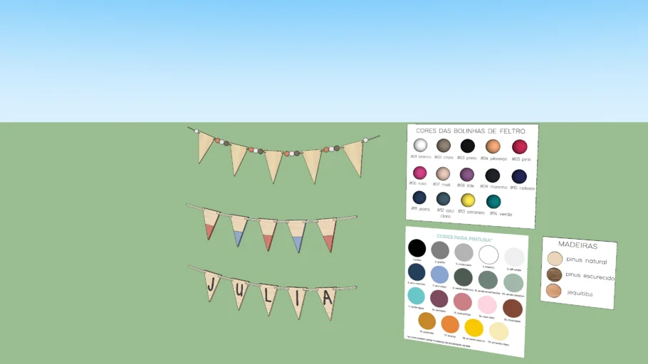 Bandeirolas | 3D Warehouse