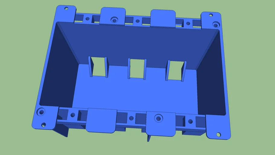 3 gang old work box | 3D Warehouse