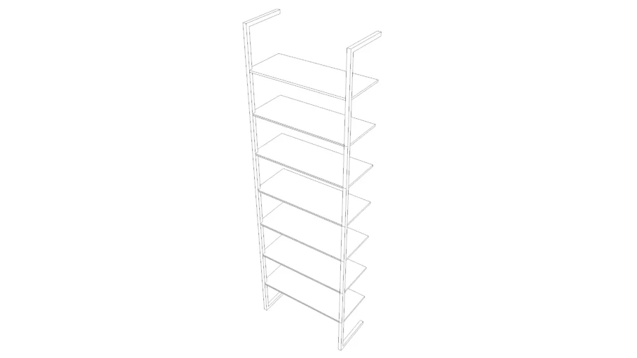 CB2 ladder shelf 8' | 3D Warehouse