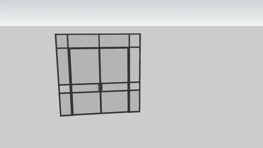 9'-6' Storefront Door Assembly | 3D Warehouse