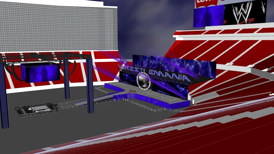 Wrestlemania 31: Undertaker Entrance Stage | 3D Warehouse