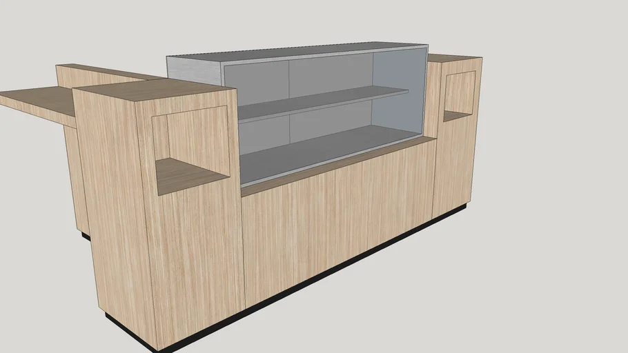 L shape cafe | 3D Warehouse