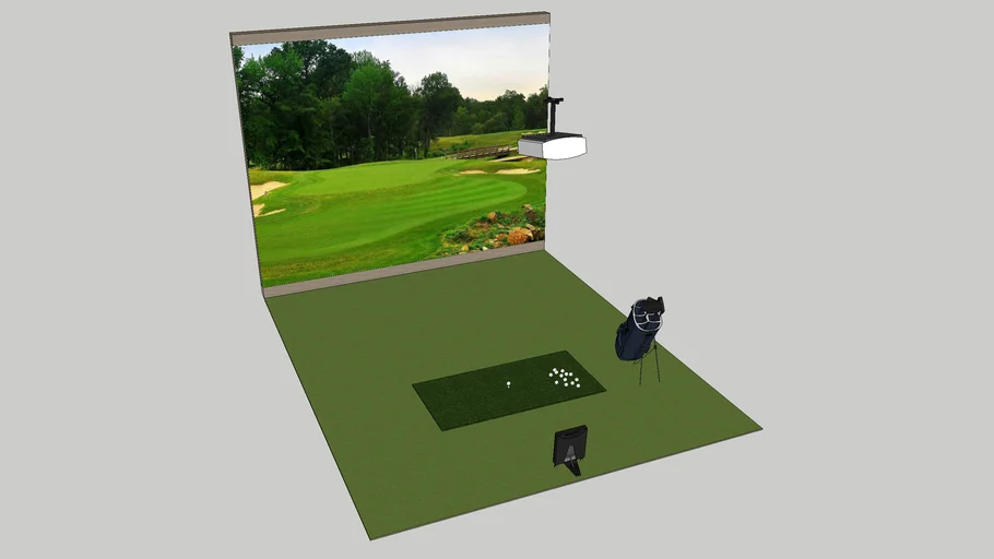 golf simulator | 3D Warehouse