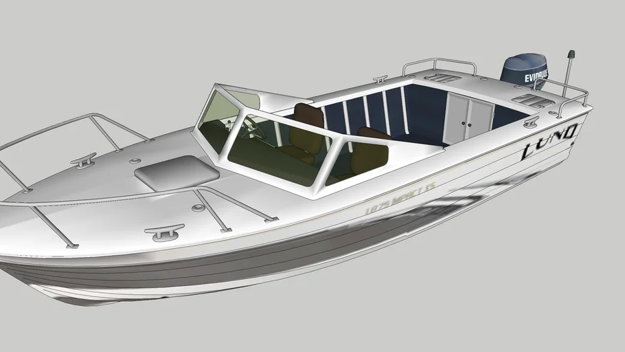 Aluminum Fishing Boat | 3D Warehouse