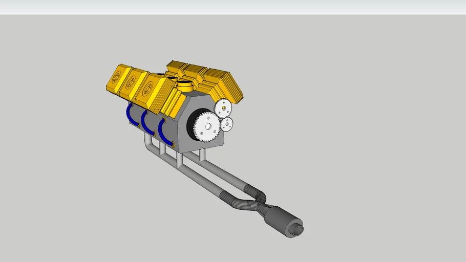 Engine V6 (FEE5) | 3D Warehouse