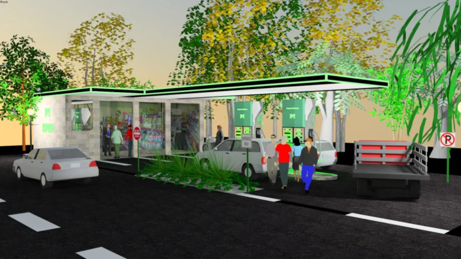 Petrol Station | 3D Warehouse